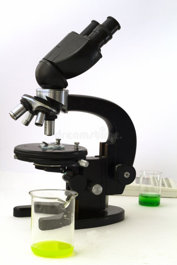 Microscope for analysis stock photo. Image of laboratory - 46161406