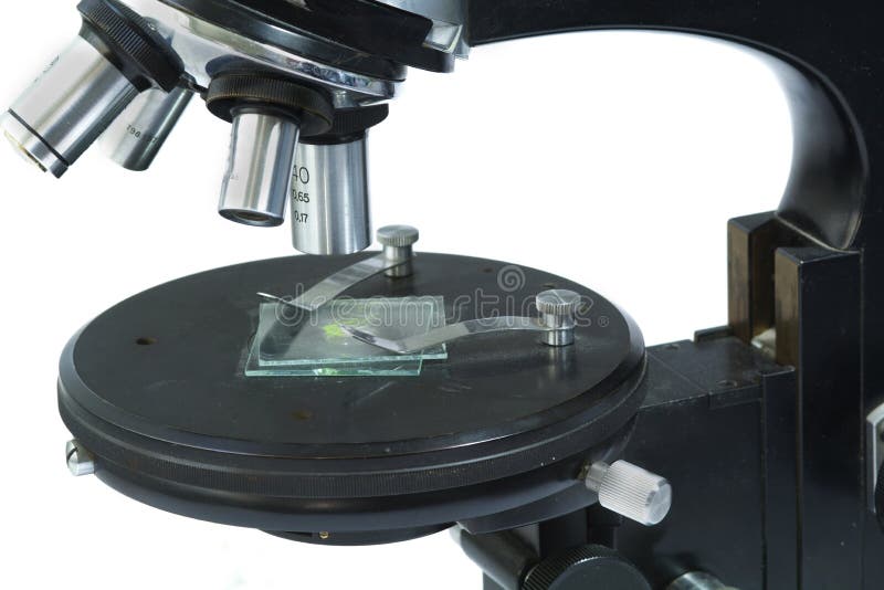 Microscope for analysis stock photo. Image of technology - 46161396