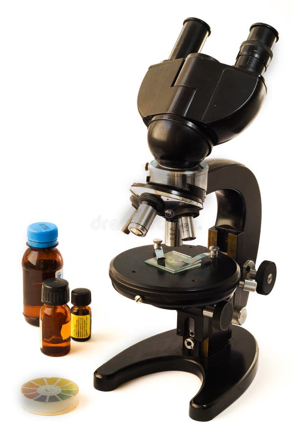 Microscope for analysis stock photo. Image of laboratory - 46161406