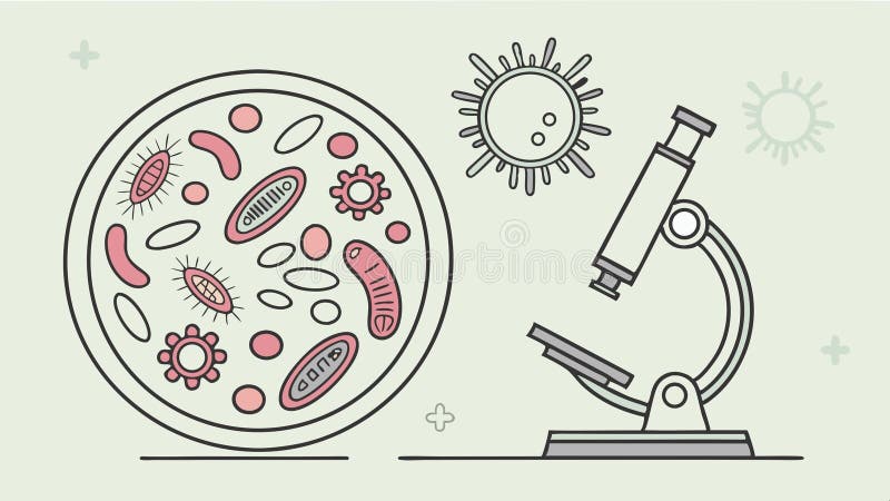 Microscope and Bacteria, Scientific Research and Microbiology Study ...