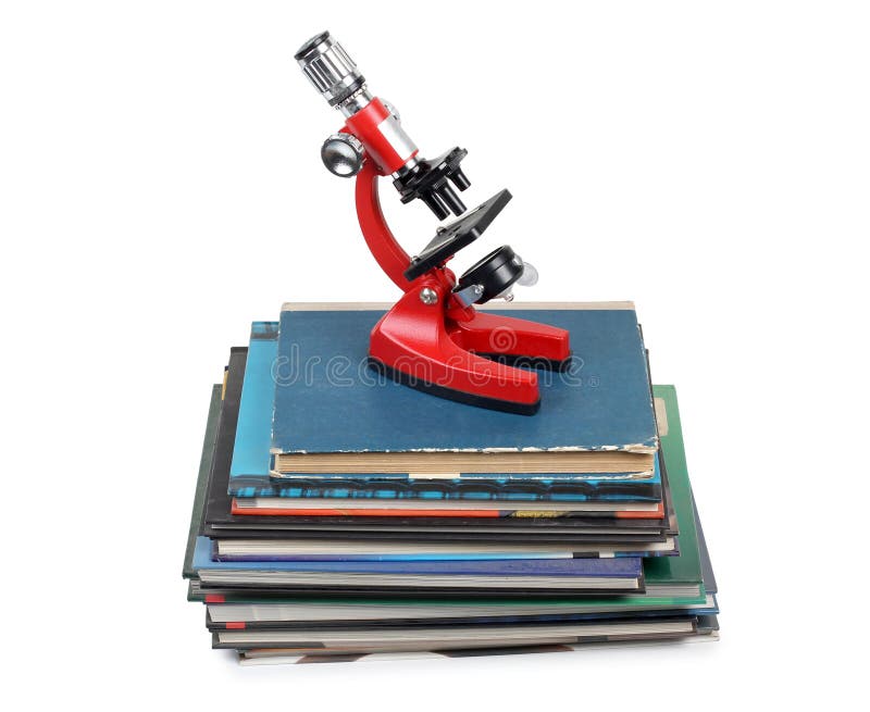 Microscope on book stock image. Image of forensics, school - 31170287