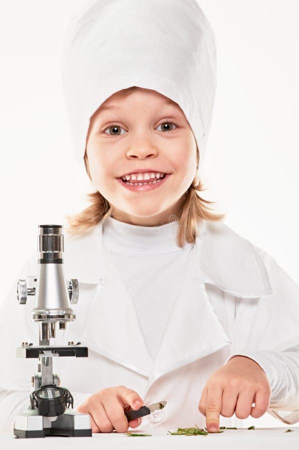 Microscope Boy stock photo. Image of measuring, expertise - 57156918