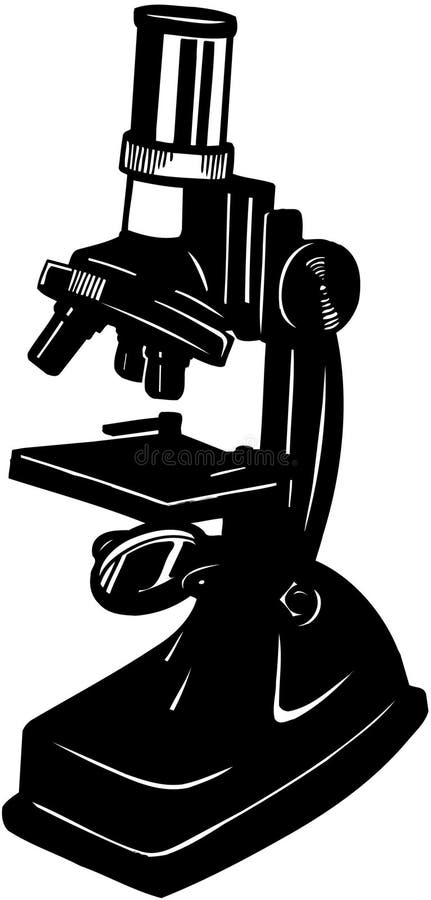 Microscope Cartoon Character with Specimen Slide Stock Vector ...