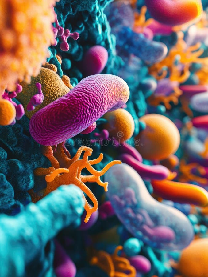 Microscope Cell Close-Up stock photo. Image of discovery - 376444952