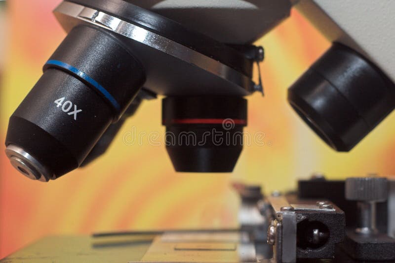 Microscope close up stock photo. Image of scientist, health - 2530592
