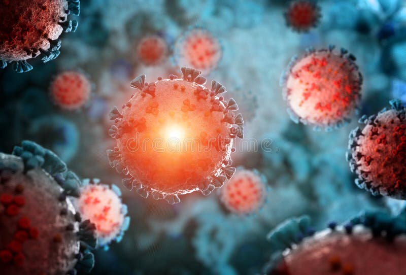 Bacteria Infecting the Body Stock Illustration - Illustration of ...