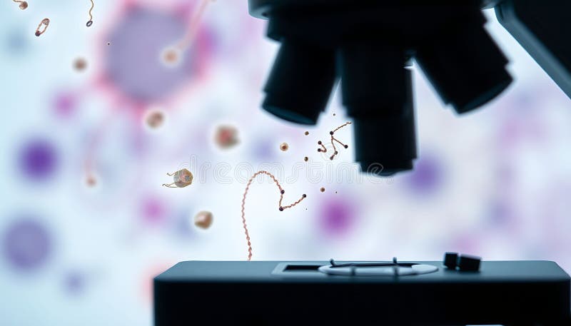Microscope Close Up View, Science Lab and Research Tool, Stock Photo ...