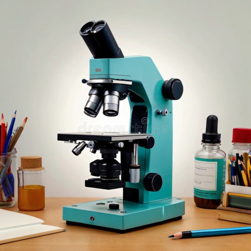 Microscope. Concept Assessment and Research Scientists Stock ...