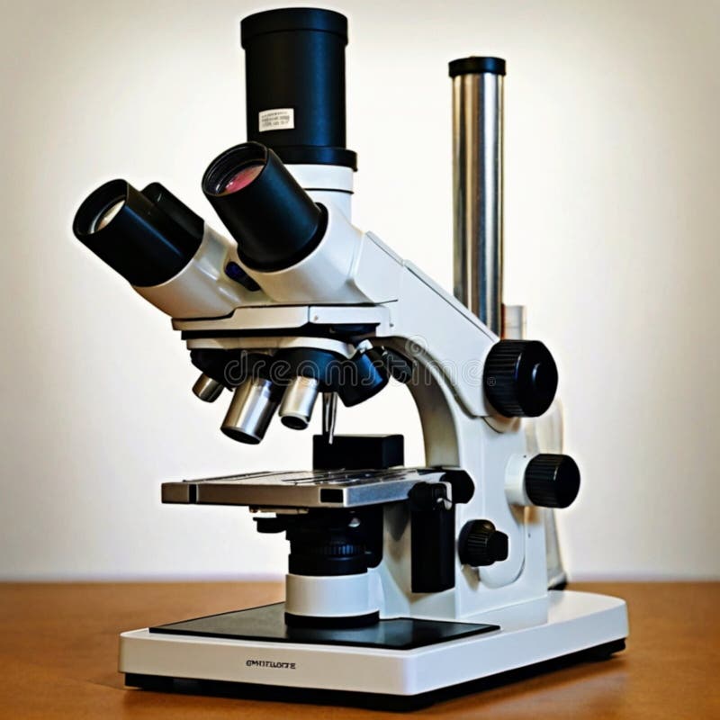 Microscope. Concept Assessment and Research Scientists Stock ...