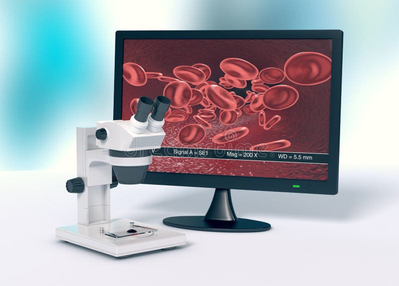 Microscope, Concept of Scientific Research and New Technologies Stock ...