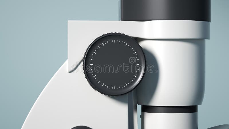 Microscope 3d Animation, Using Microscope in Laboratory for Cosmetic ...