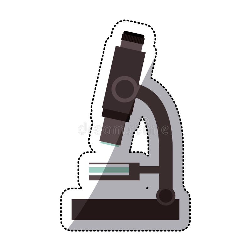 Microscope design stock illustration. Illustration of scientific - 81629736