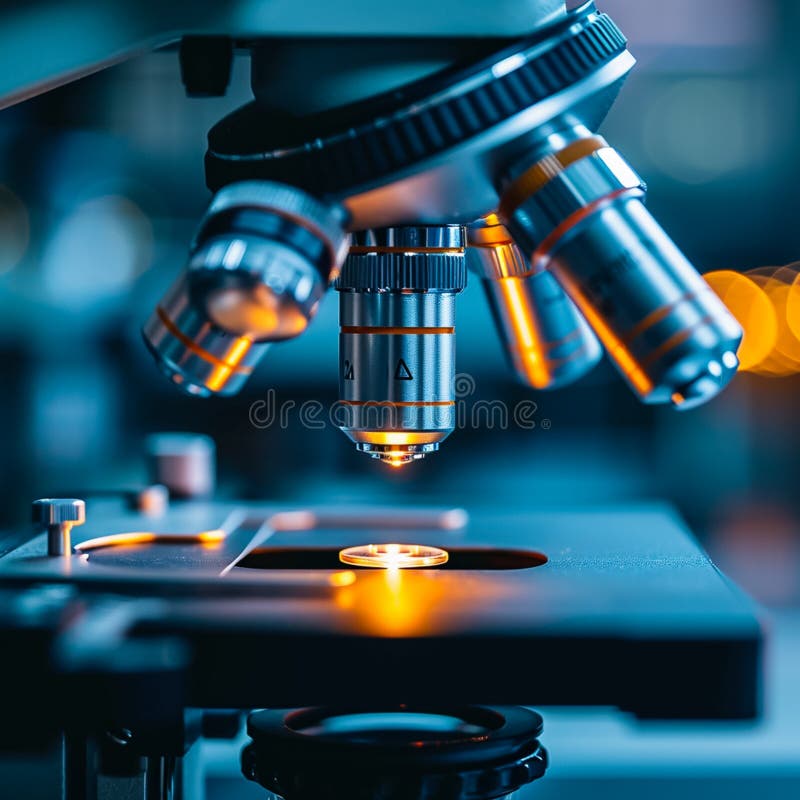 A microscope detect light stock photo. Image of equipment - 315836994