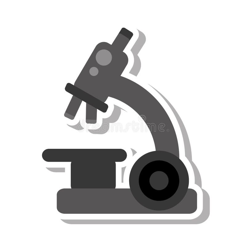 Microscope Device Isolated Icon Stock Vector - Illustration of science ...