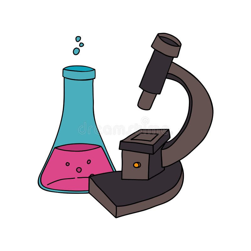 Microscope Device Isolated Icon Stock Vector - Illustration of ...