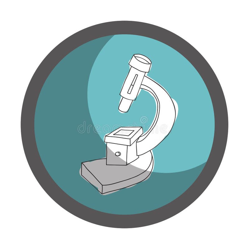 Microscope Device Isolated Icon Stock Vector - Illustration of isolated ...