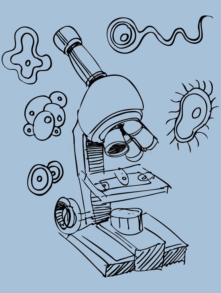 Microscope Doodle Stock Illustrations – 4,644 Microscope Doodle Stock ...