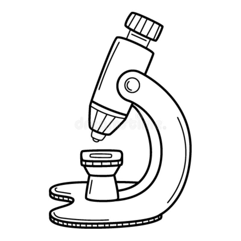 Black Sketch Drawing Microscope Stock Illustrations – 554 Black Sketch ...