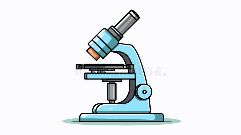 Microscope Drawing in Outline Form Vector Icon Stock Vector ...