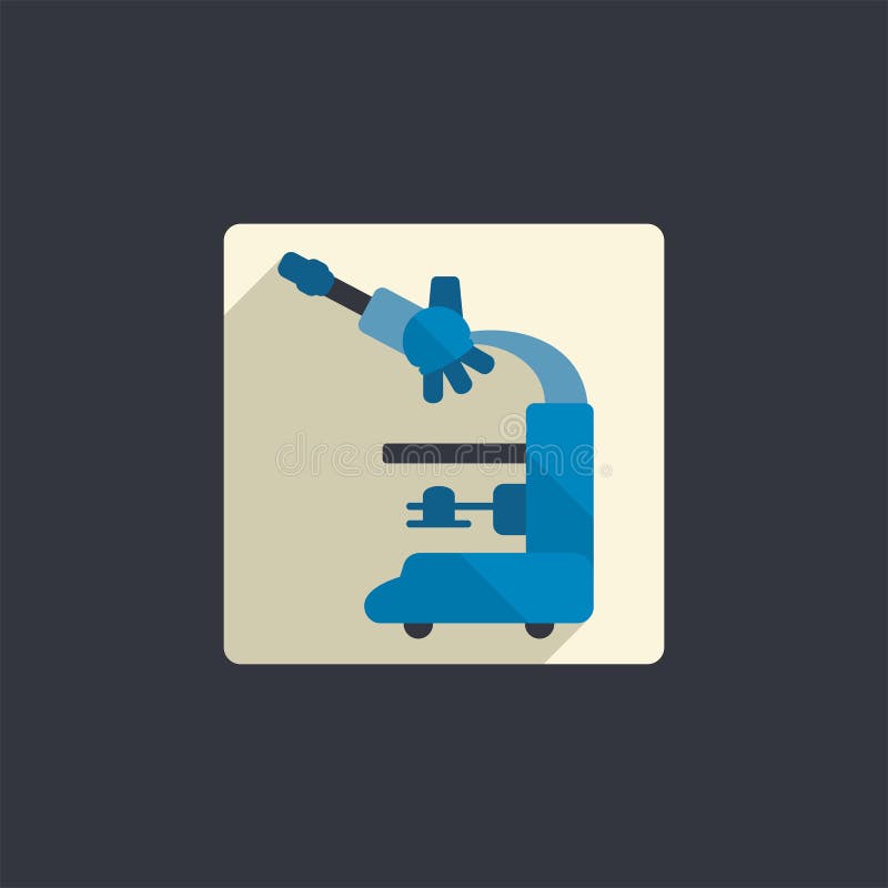 Microscope Flat Style Vector Icon. Scientific Pictogram. Lab Equipment ... Microscope Flat Style Vector Icon. Scientific Pictogram. Lab Equipment ...