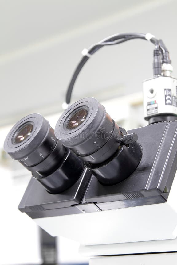 Microscope stock image. Image of scientific, macro, biotechnology ...