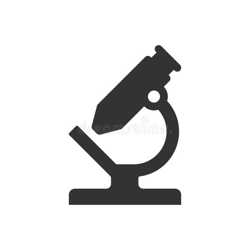 Microscope Icon. Vector Illustration of a Microscope. Hand Drawn ...