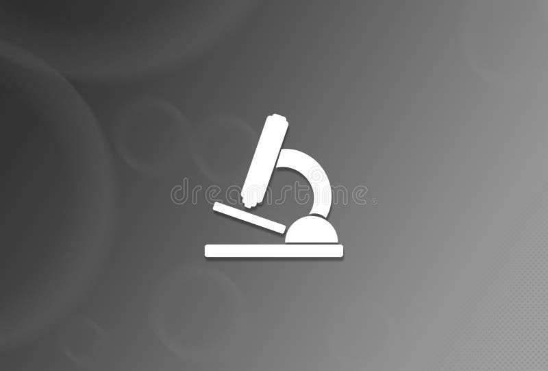 Microscope icon stock illustration. Illustration of icon - 262111950