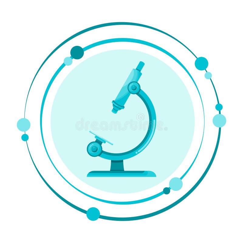 Microscope Cartoon Vector Illustration Graphic Science Icon Symbol ...