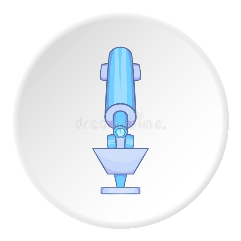 Microscope Icon, Cartoon Style Stock Illustration - Illustration of ...
