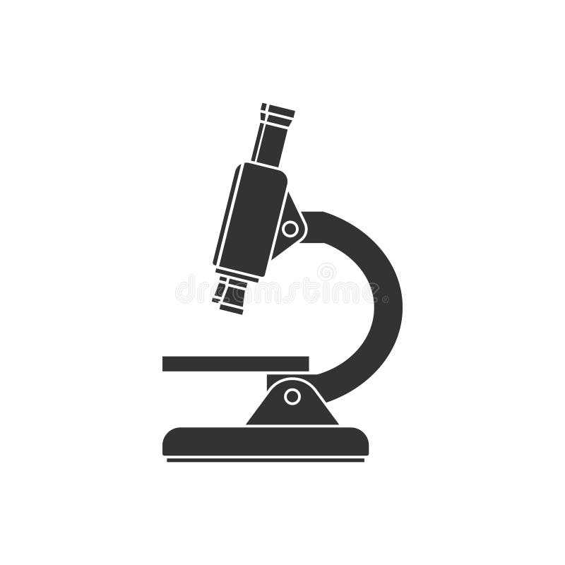 Microscope Icon Design Template Vector Illustration Stock Illustration ...