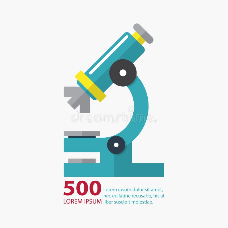 Microscope Icon. Vector Illustration of a Microscope. Hand Drawn ...