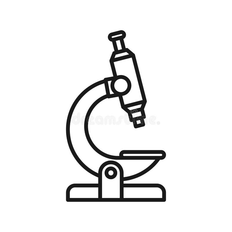 Microscope Icon. Isolated Sign Symbol Stock Vector - Illustration of ...