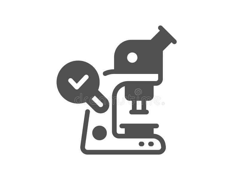 Microscope Icon. Laboratory Equipment Sign. Vector Stock Vector ...