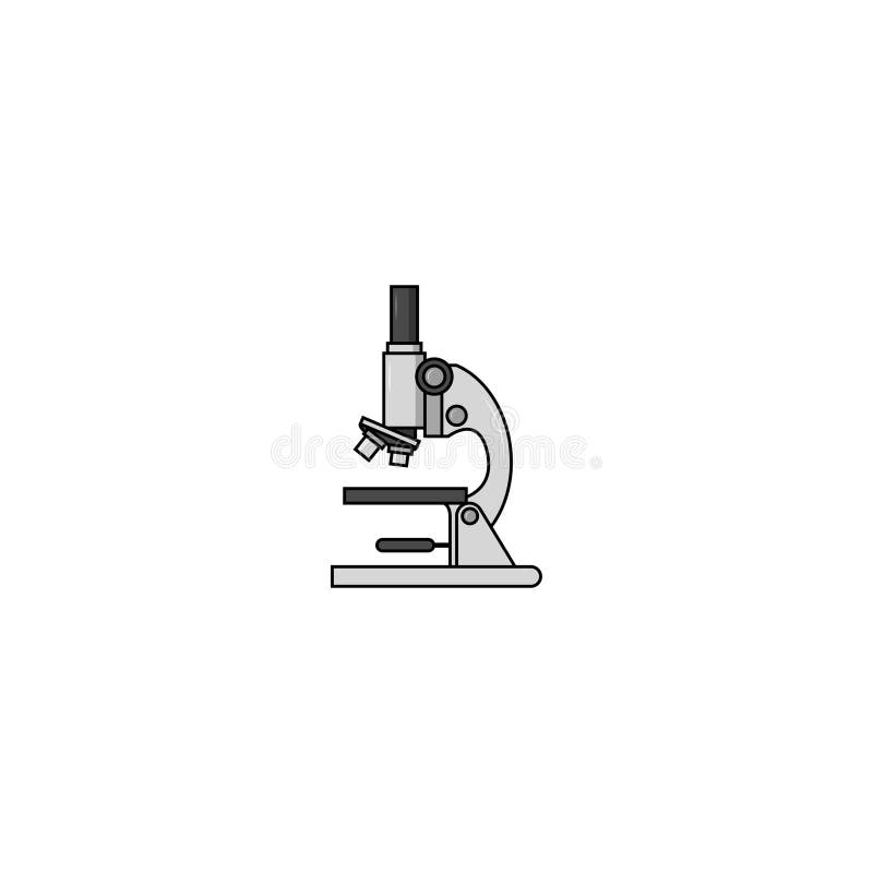 Microscope Icon, Logo Vector Graphics Stock Vector - Illustration of ...