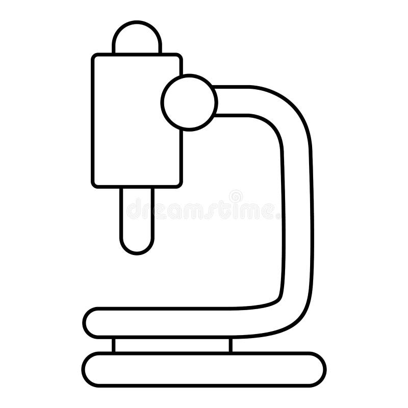 Microscope Lab Outline Stock Illustrations – 6,644 Microscope Lab ...