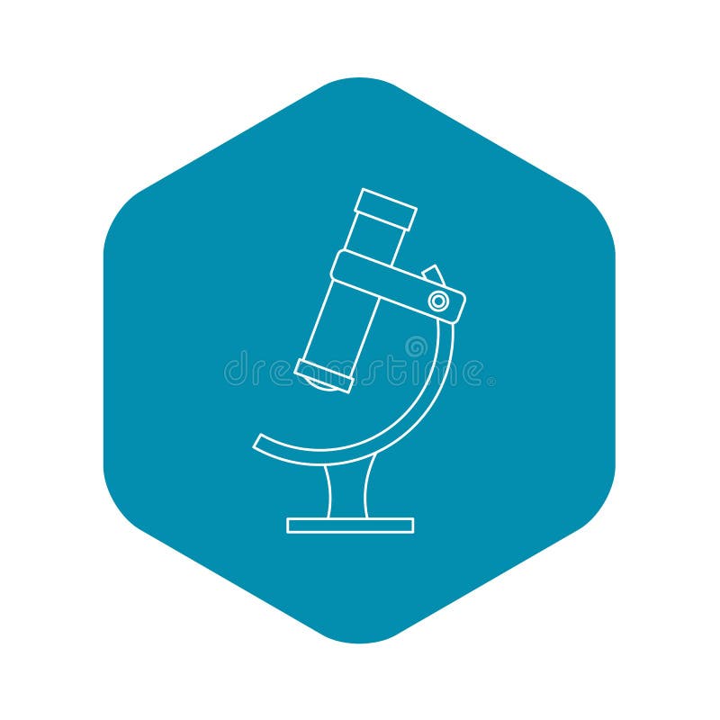Microscope Icon Digital Green Stock Vector - Illustration of laboratory ...