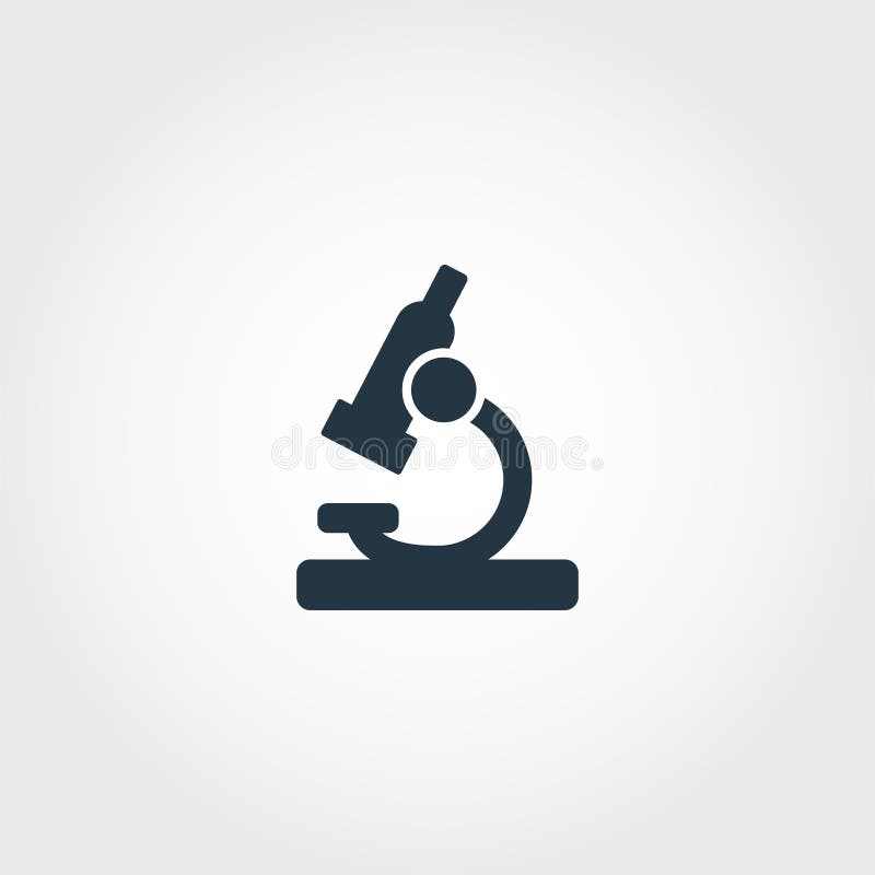 Microscope Icon. Premium Monochrome Design from Education Icon ...