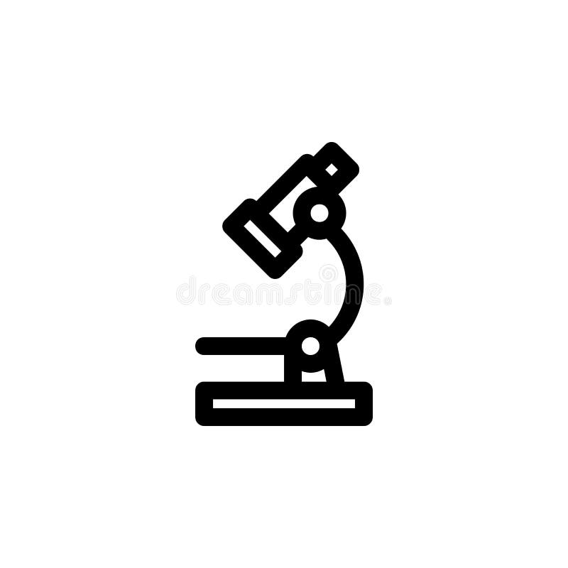 Microscope Icon stock vector. Illustration of education - 171418237