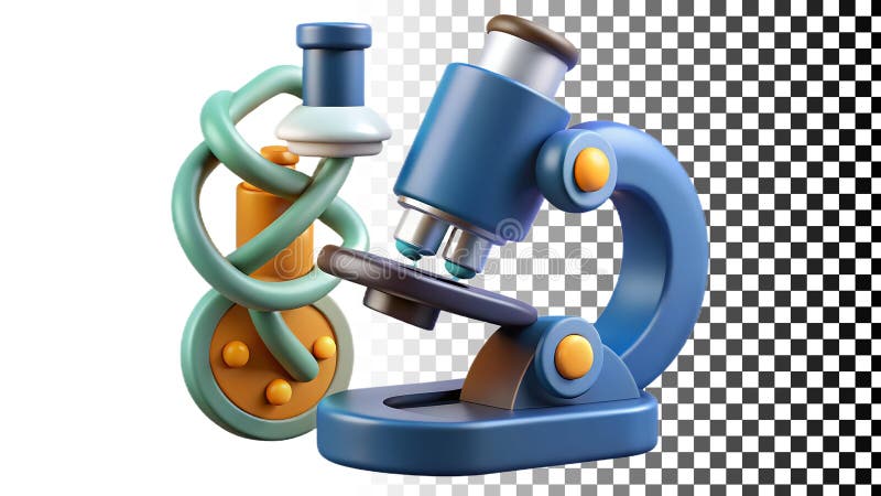 Microscope Icon, Science Tool for Research and Laboratory Themes Png ...