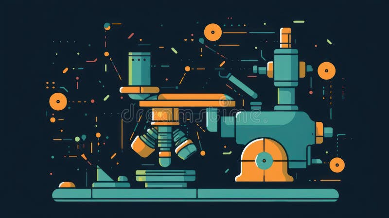 A Microscope Icon Representing the Use of Microscopic Data in Big Data ...