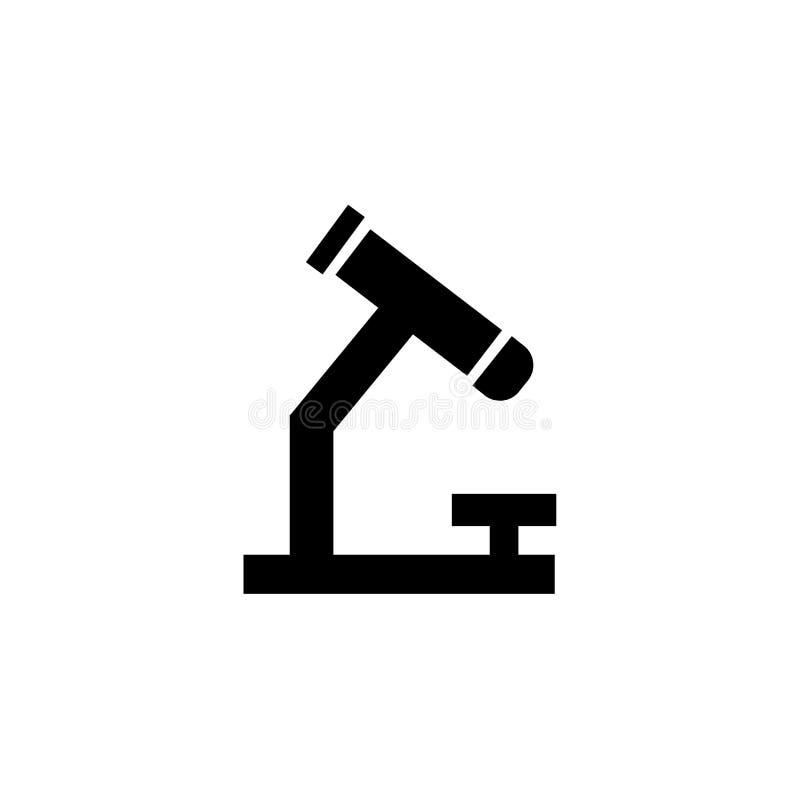 Microscope Icon Vector Sign and Symbol Isolated on White Background ...