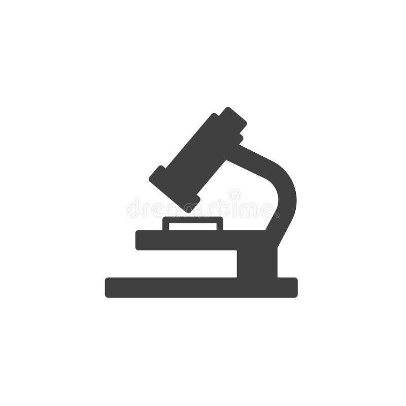 Microscope icon vector stock vector. Illustration of glyph - 106311519