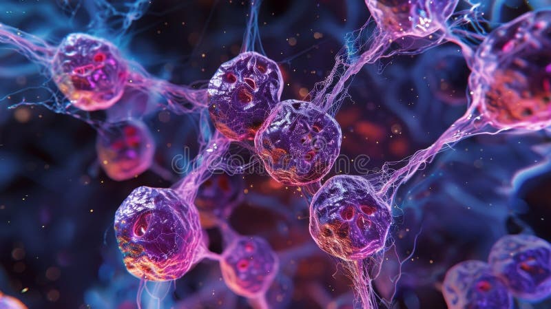 A Microscope Image Showcasing the Transformation of Stem Cells into ...