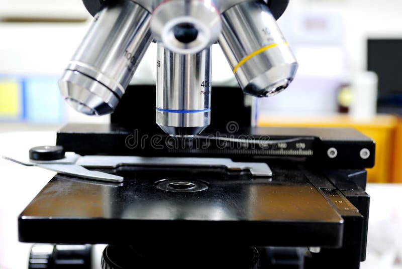 A Microscope is an Instrument Stock Photo - Image of medicine, biology ...