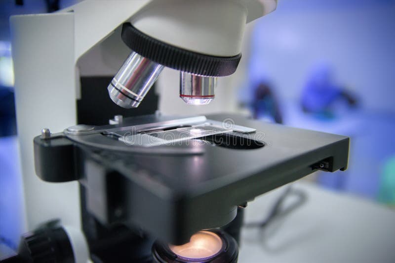 Microscope stock image. Image of lens, discovery, laboratory - 49745367