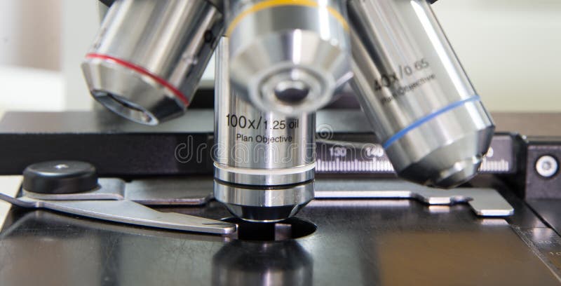 A Microscope is an Instrument Stock Photo - Image of medicine, biology ...