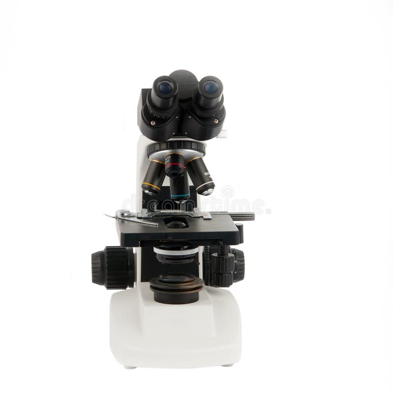 Microscope isolated stock image. Image of concept, instrument - 23296383