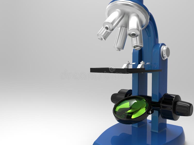 Microscope isolated stock illustration. Illustration of medical - 25677714