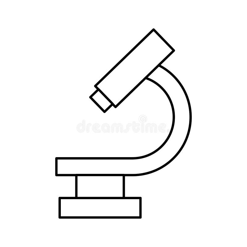 Microscope Laboratory Device Icon Stock Vector - Illustration of ...