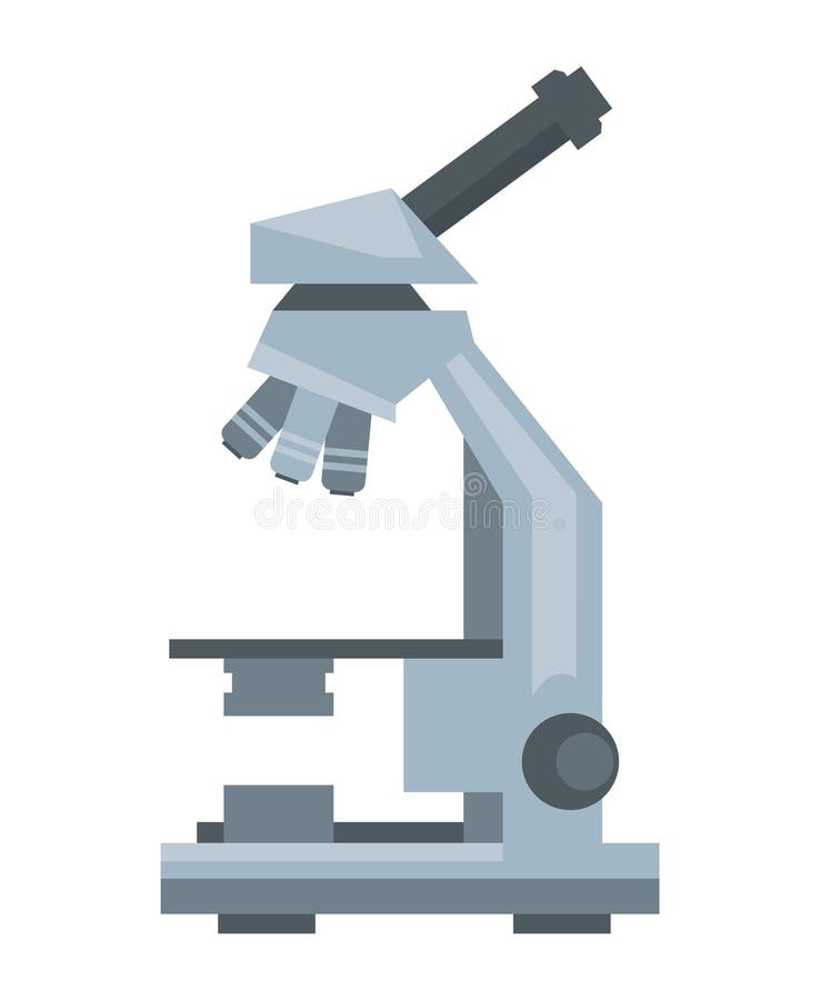 Microscope Laboratory Equipment Stock Vector - Illustration of medical, research: 342722759